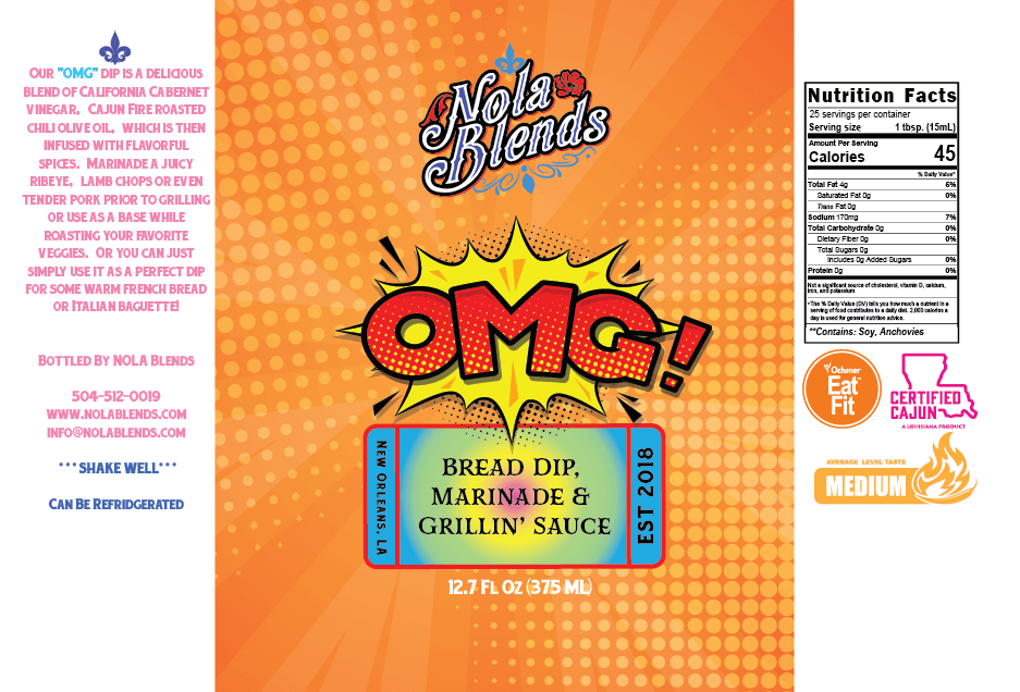 Bread Dip, Marinade & Grilling Sauce | "OMG! Dip"